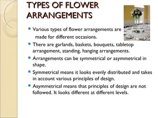 Flower arrangement | PPT