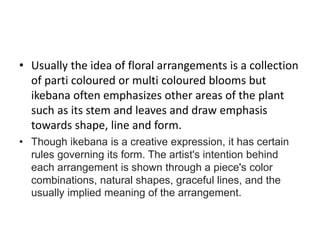 Flower arrangement botany | PPTX