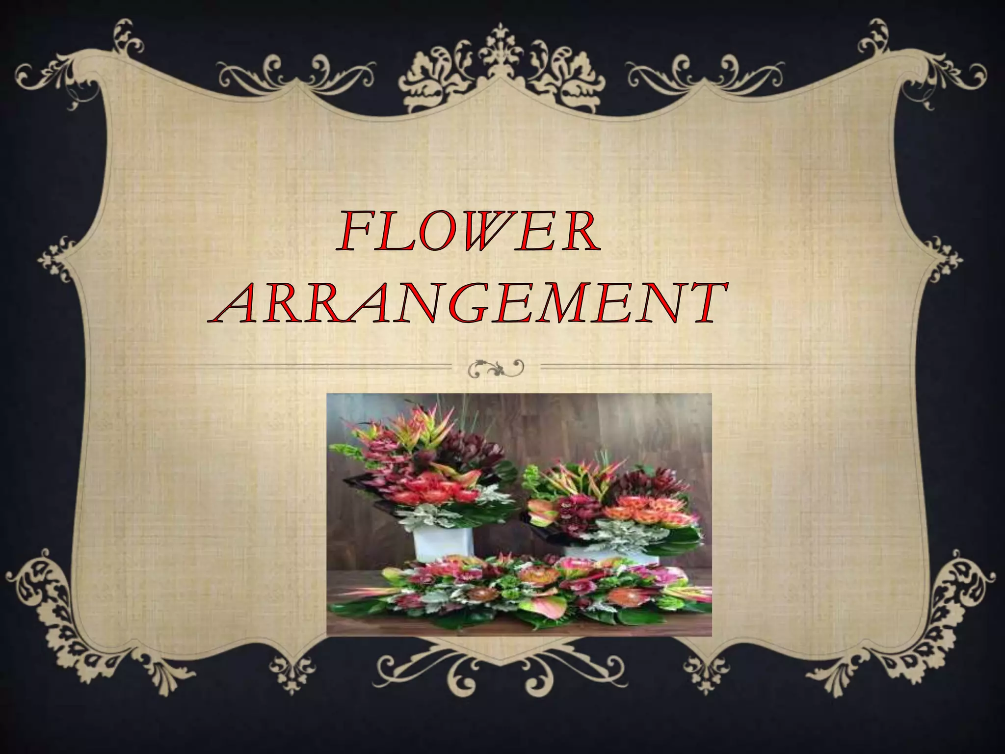 Flower arrangement | PPTX