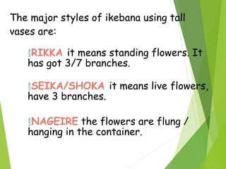 FLOWER ARRANGEMENT PPT ORNAMENTAL HORTICULTURE | PPT