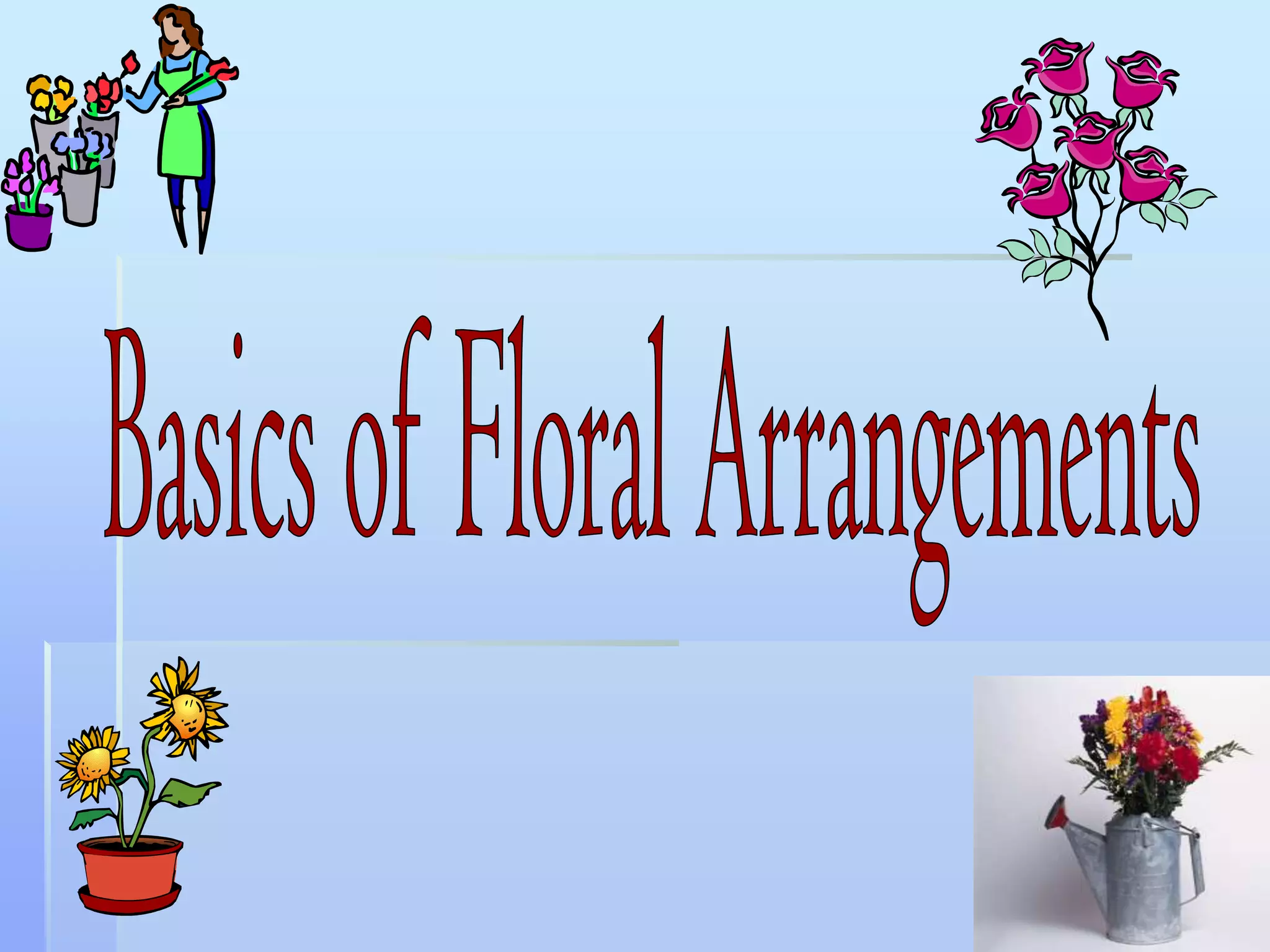 Flower arrangements | PPT