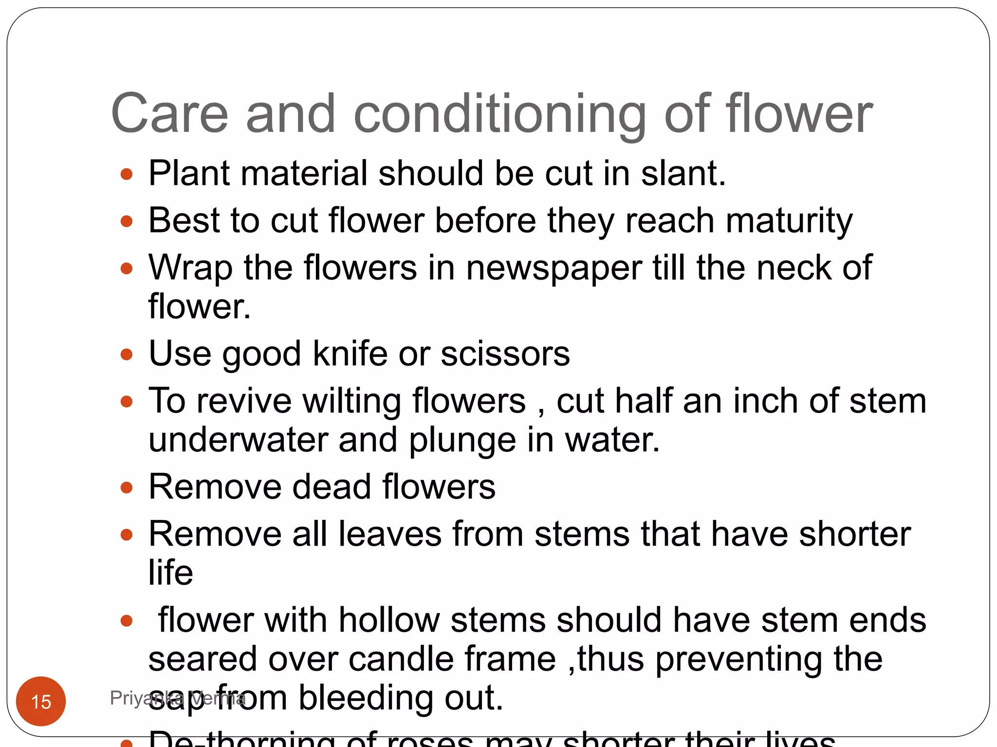 Flower arrangements main | PPTX