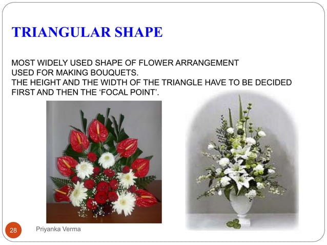 Flower arrangements main | PPTX | Gardening | Home & Garden