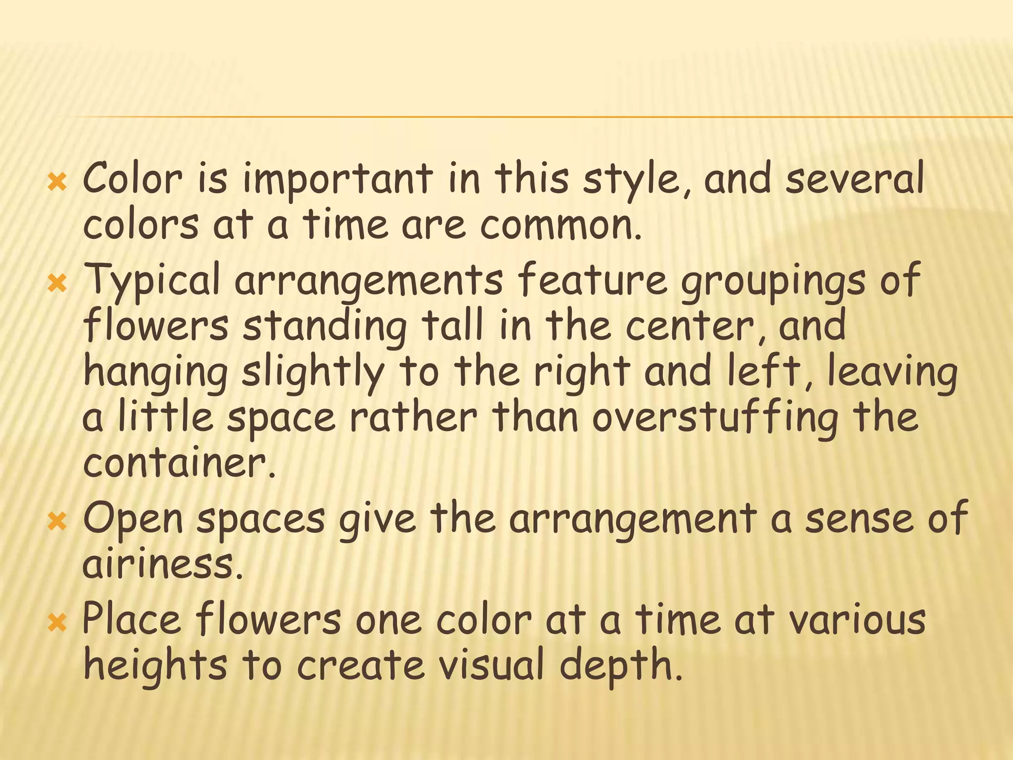 Flower arrangment ppt | PPTX