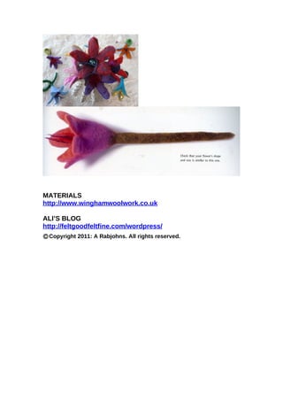 Flower handout | DOC | Flower Shopping | Shopping