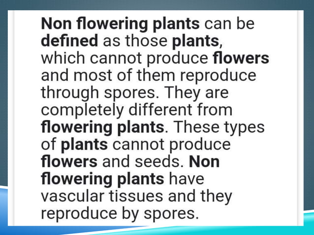 FLOWERING AND NON-FLOWERING PLANTS.pptxFLOWERING AND NON-FLOWERING ...