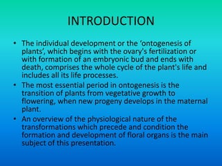 Flowering process | PDF