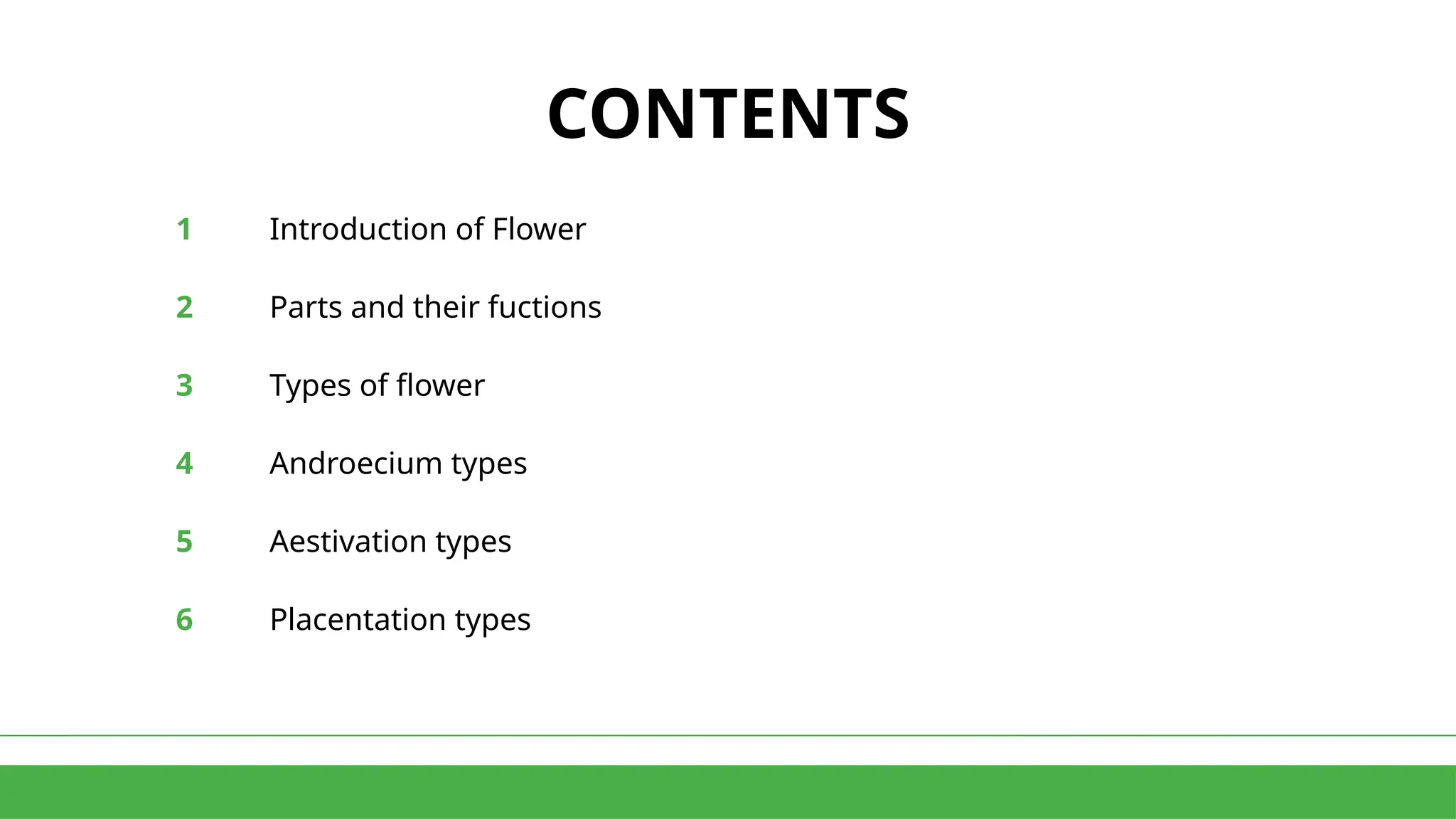 FLOWER MORPHOLOGY of different flowers Crop Botany | PPT