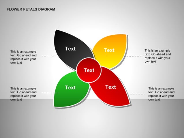 Flower Petals Diagrams | PPT