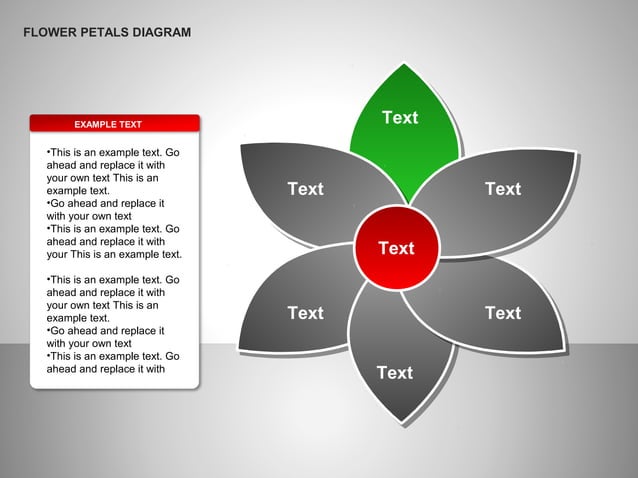 Flower Petals Diagrams | PPT