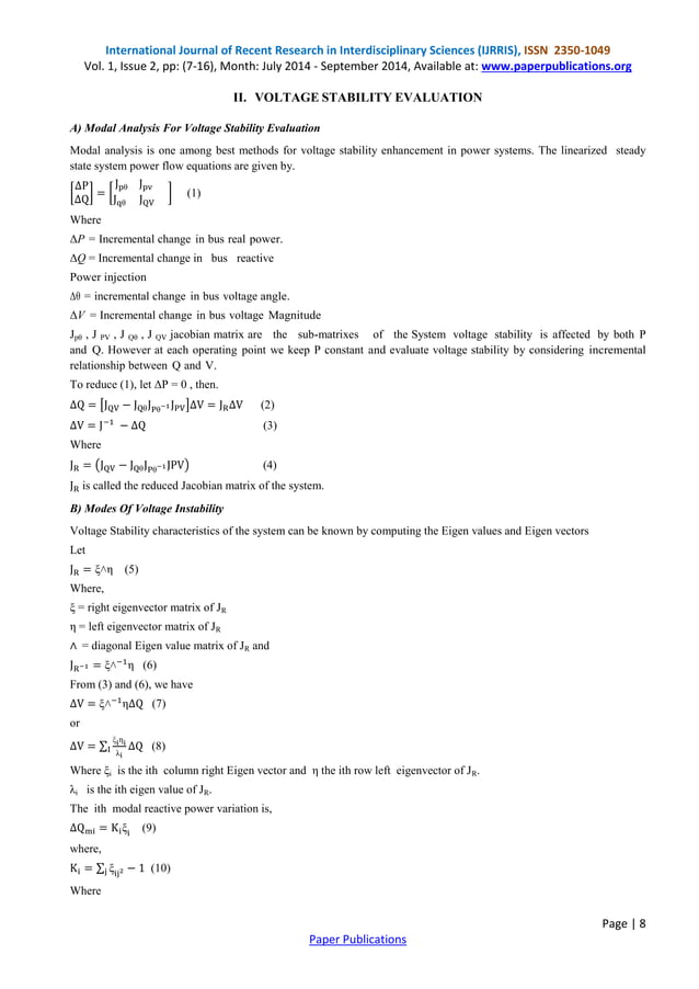 FLOWER POLLINATION ALGORITHM FOR SOLVING OPTIMAL REACTIVE POWER DISPATCH PROBLEM | PDF