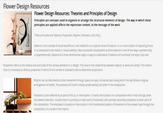 INTRO TO FLORAL DESIGN | PPTX