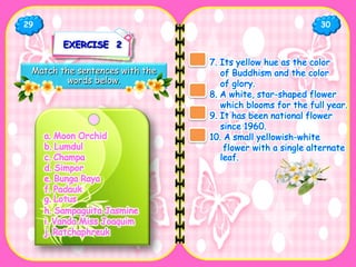 National Flowers of ASEAN Countries | PDF