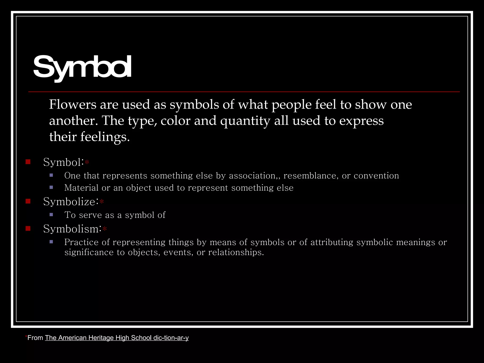 Flowers and Their Hidden Meanings | PPT