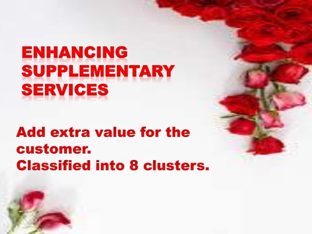 Flower of service marketing | PPTX