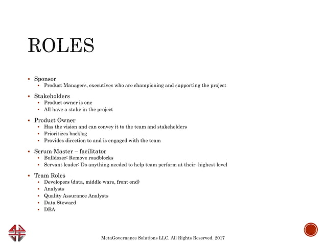 Implementing Agile Data Governance | PPTX | Web Development | Internet