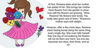 Flowers tell the truth (story) | PPTX