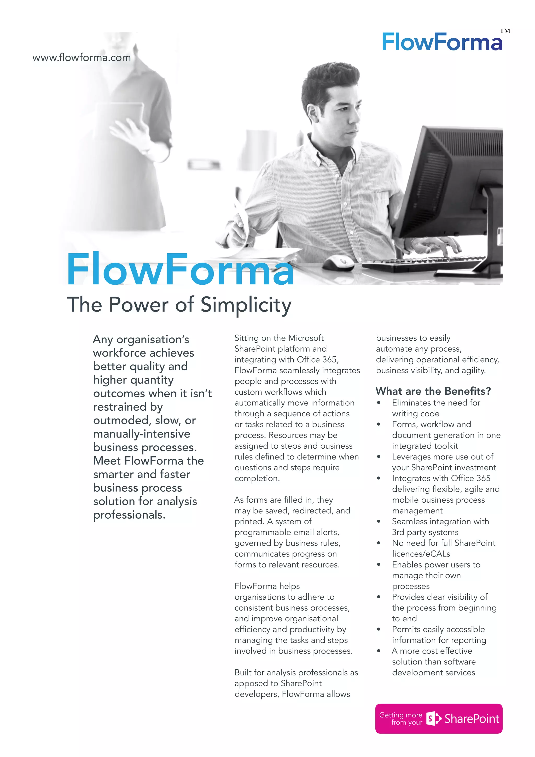 FlowForma Brochure | PDF