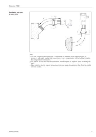 Flow indicator for bulk solids-Solimotion FTR20 | PDF