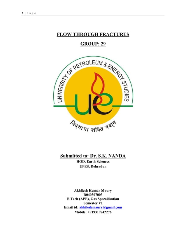 Flow in fractured_reservoirs | PDF | Geology | Science