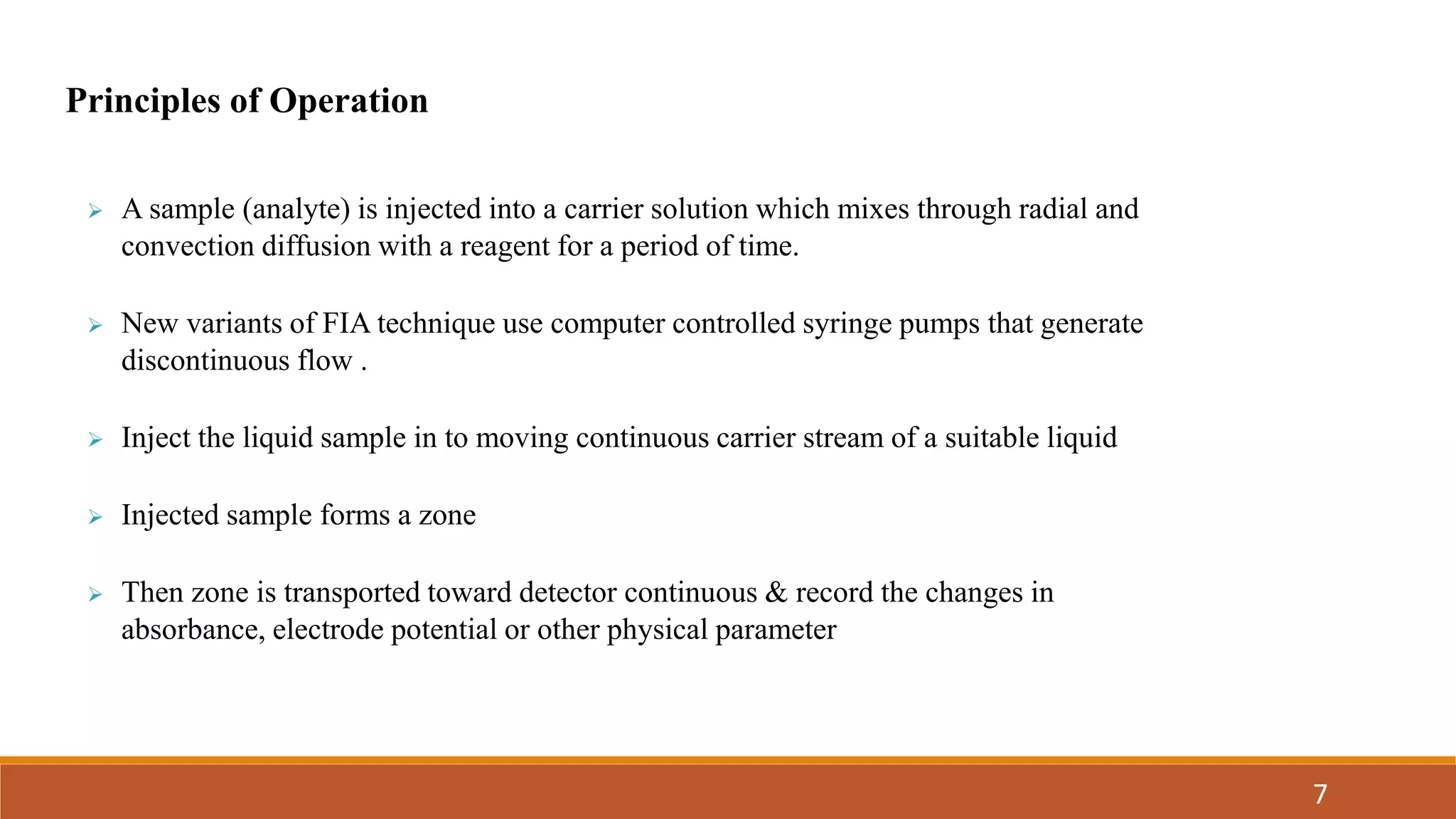 Flow injection analysis | PPTX