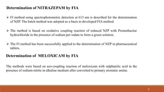 Flow injection analysis | PPTX | Chemistry | Science