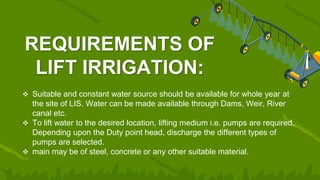 Flow Irrigation & Lift Irrigation.pptx