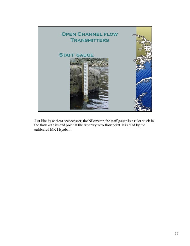 Flow Like an Egyptian: The Basics of Open Channel Flow