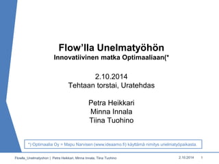 Flowlla unelmatyohon | PDF