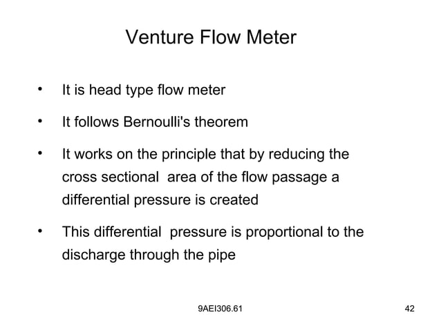 Flow measurement | PPT