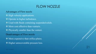 Flow measurement - It contents all type of Flow Measuring devices like ...