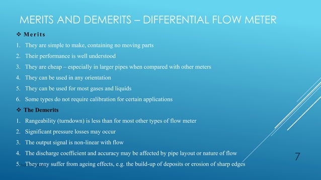 Flow measurement - It contents all type of Flow Measuring devices like ...