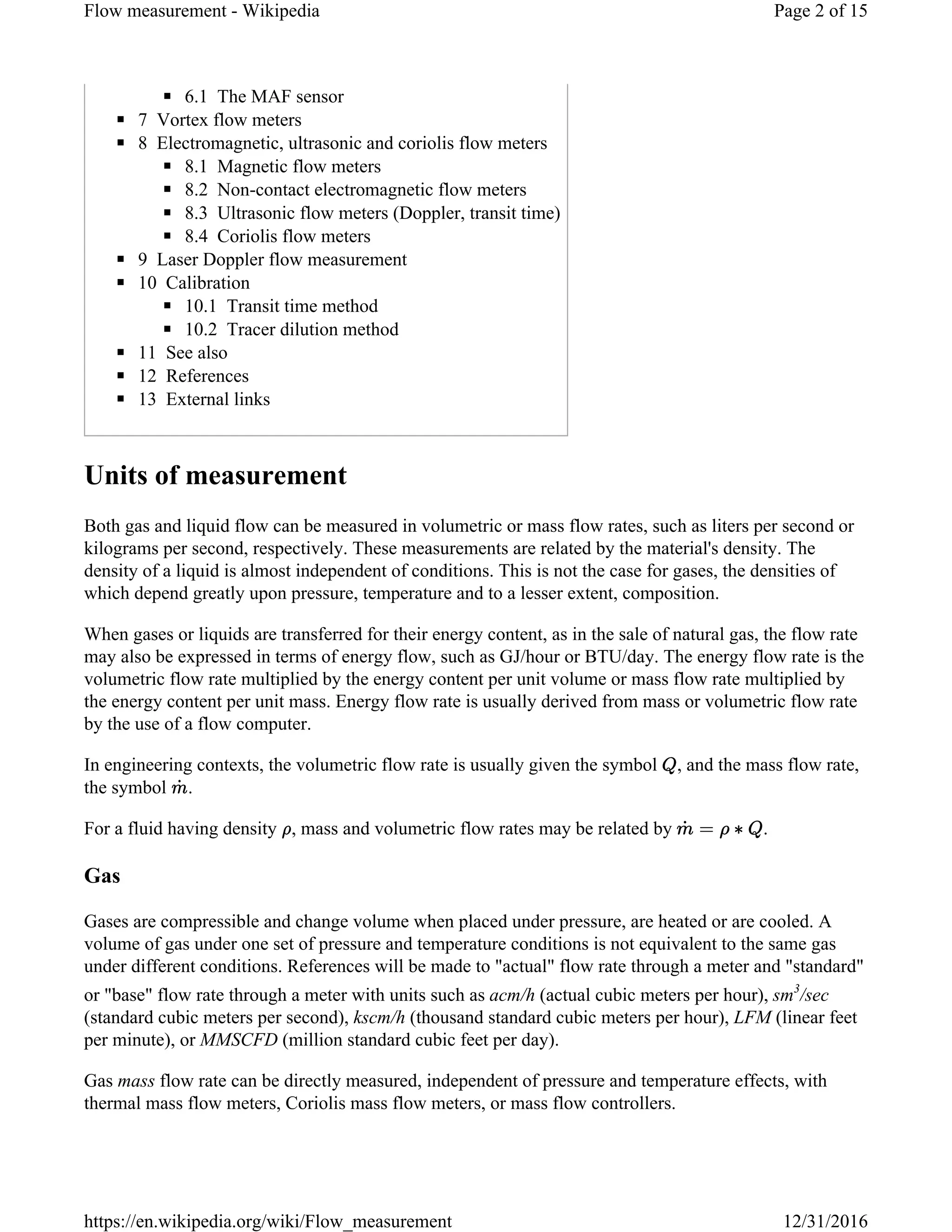 Flow Measurement-water engineering students | PDF