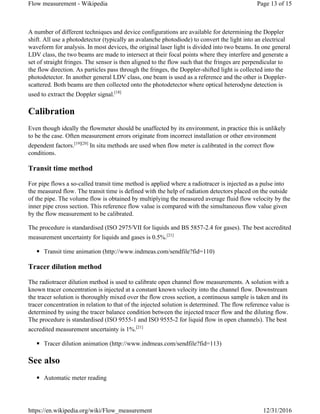 Flow Measurement-water engineering students | PDF
