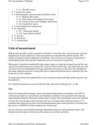 Flow Measurement-water engineering students | PDF