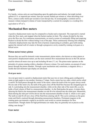 Flow Measurement-water engineering students | PDF