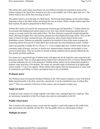 Flow Measurement-water engineering students | PDF