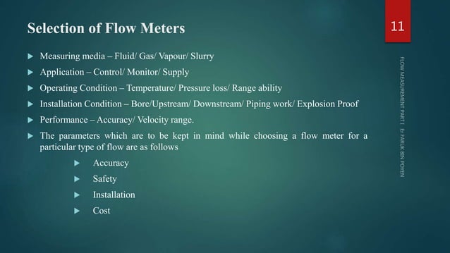Flow measurement part i | PDF | Physics | Science