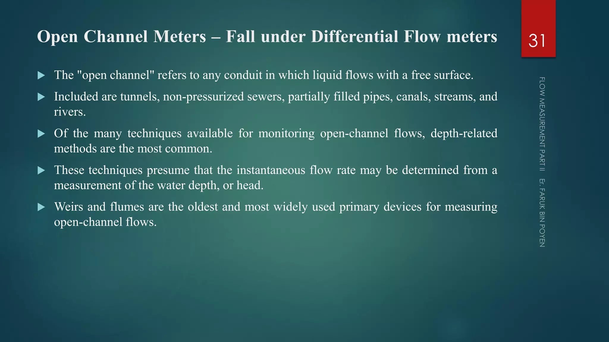 Flow Measurement Part Ii Pdf