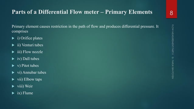 Flow measurement part II | PDF