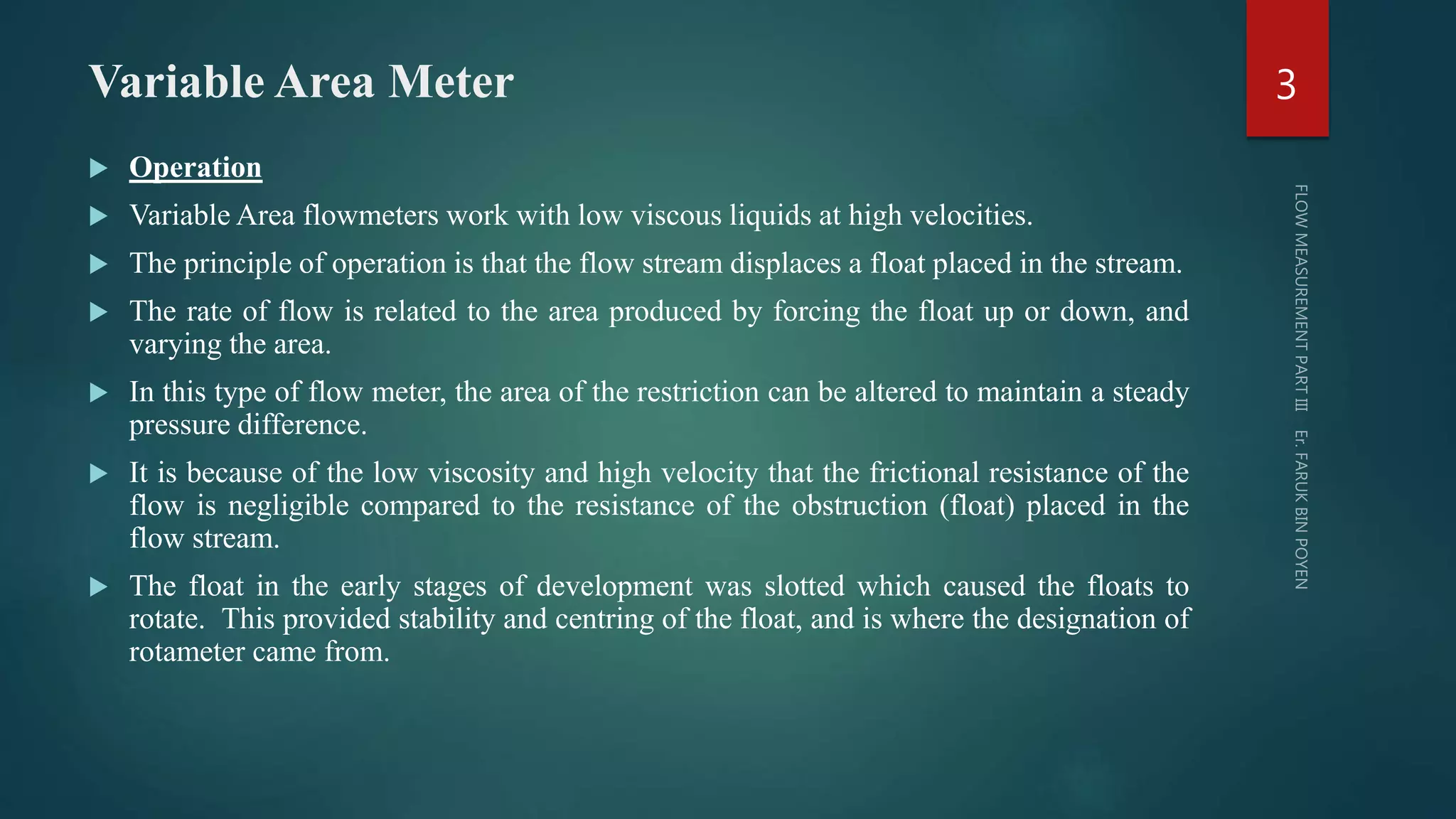 Flow measurement part III | PDF