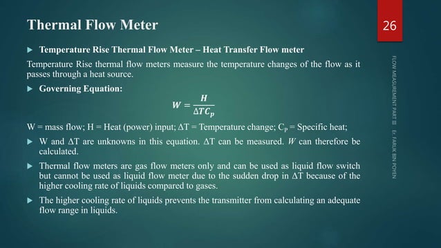 Flow measurement part III | PPT