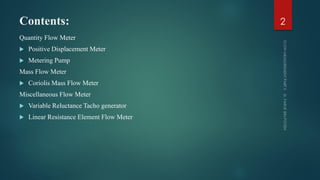 Flow measurement part IV | PPT