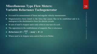 Flow measurement part IV | PPT