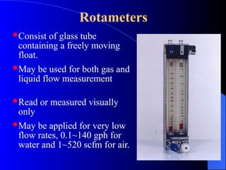 Flow Measurement chapter in metrology .ppt