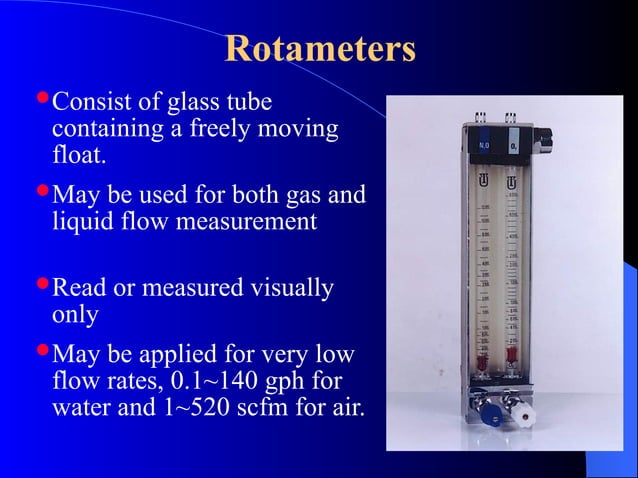 Flow Measurement chapter in metrology .ppt