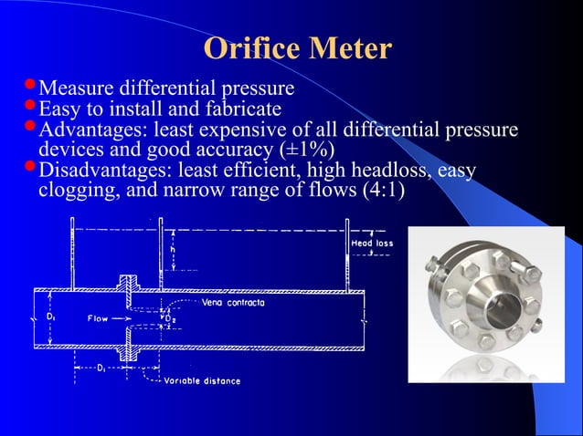 Flow Measurement chapter in metrology .ppt