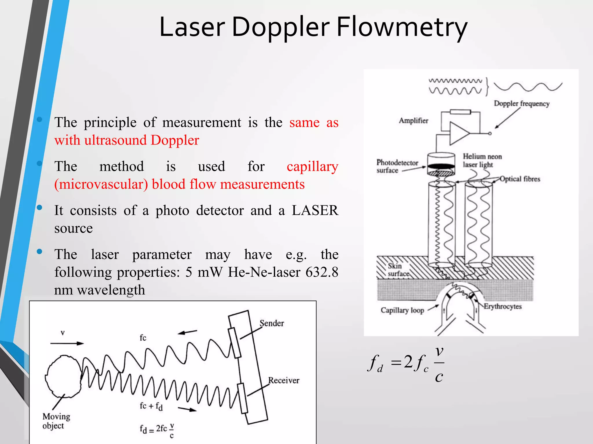 Flow measurement in Blood flow | PPTX