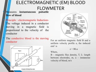 Flow measurement in Blood flow | PPTX