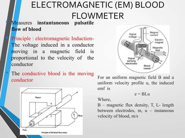 Flow measurement in Blood flow | PPTX